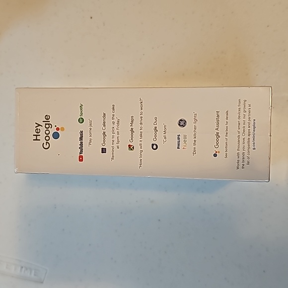 google | Portable Audio & Video | Google Nest Mini Chalk Smart Speaker ...